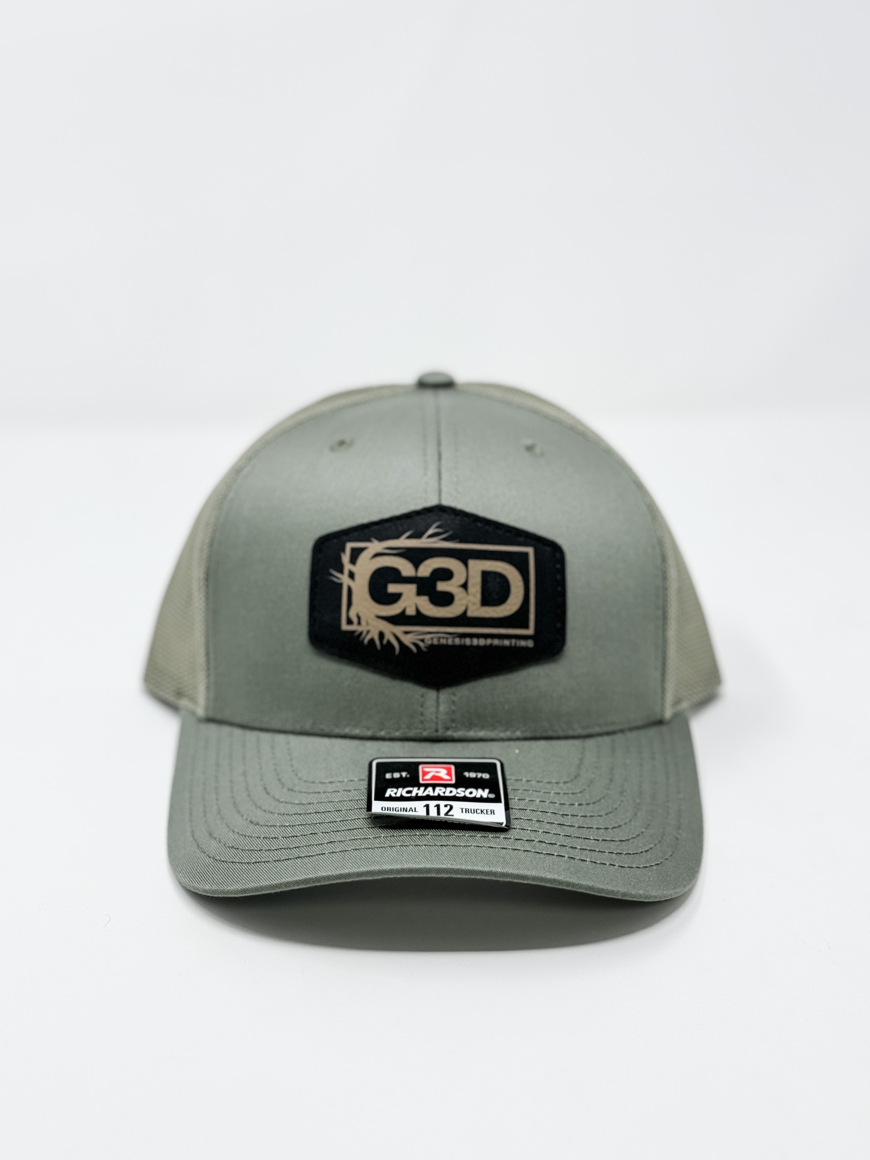G3D Leather Patch Hat [Loden] – Genesis 3D Printing, LLC