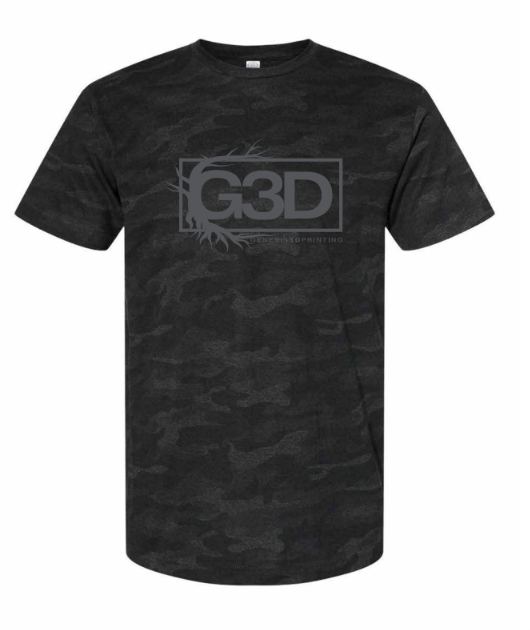 G3D Tee [Storm Camo] – Genesis 3D Printing, LLC